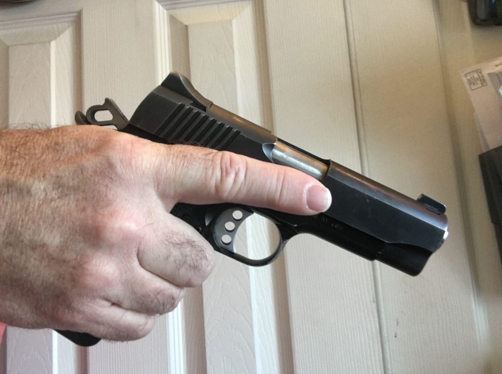 Gun with finger off trigger | Dave's Gun Maintenance, Gear Reviews ...